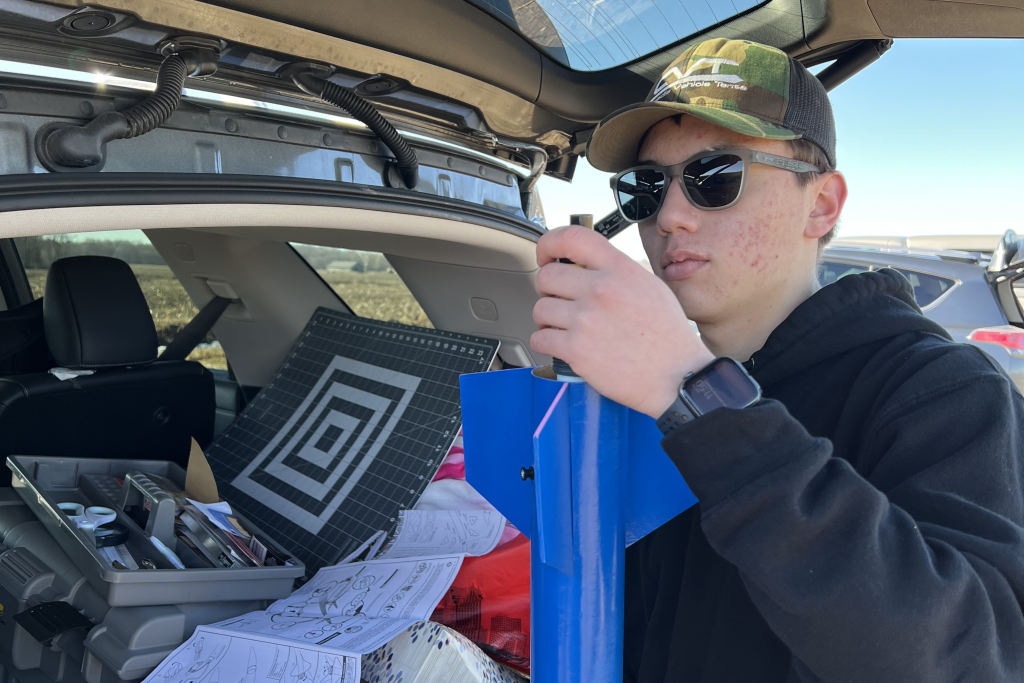 High School Rocket Team First Rocket Launch - Launch Mattawan